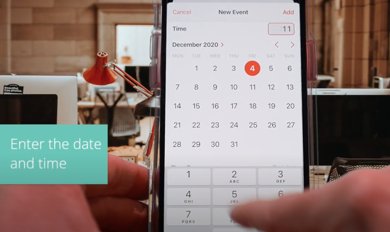 How to create an event and invite people (iPhone, iPad) 2020 | Declix